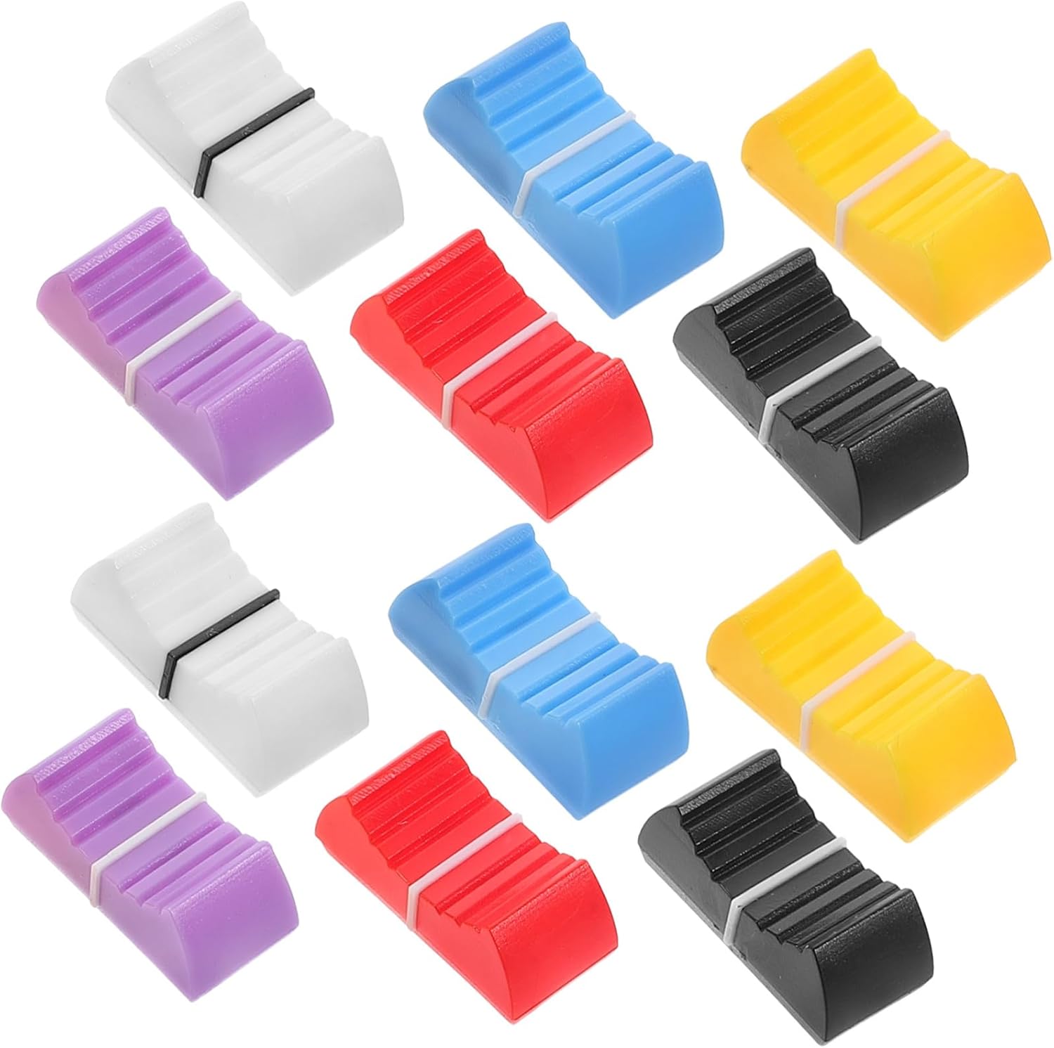 Amazon.com: OFFSCH 12Pcs Potentiometer Caps 0.90 Inch Flat Fader ...