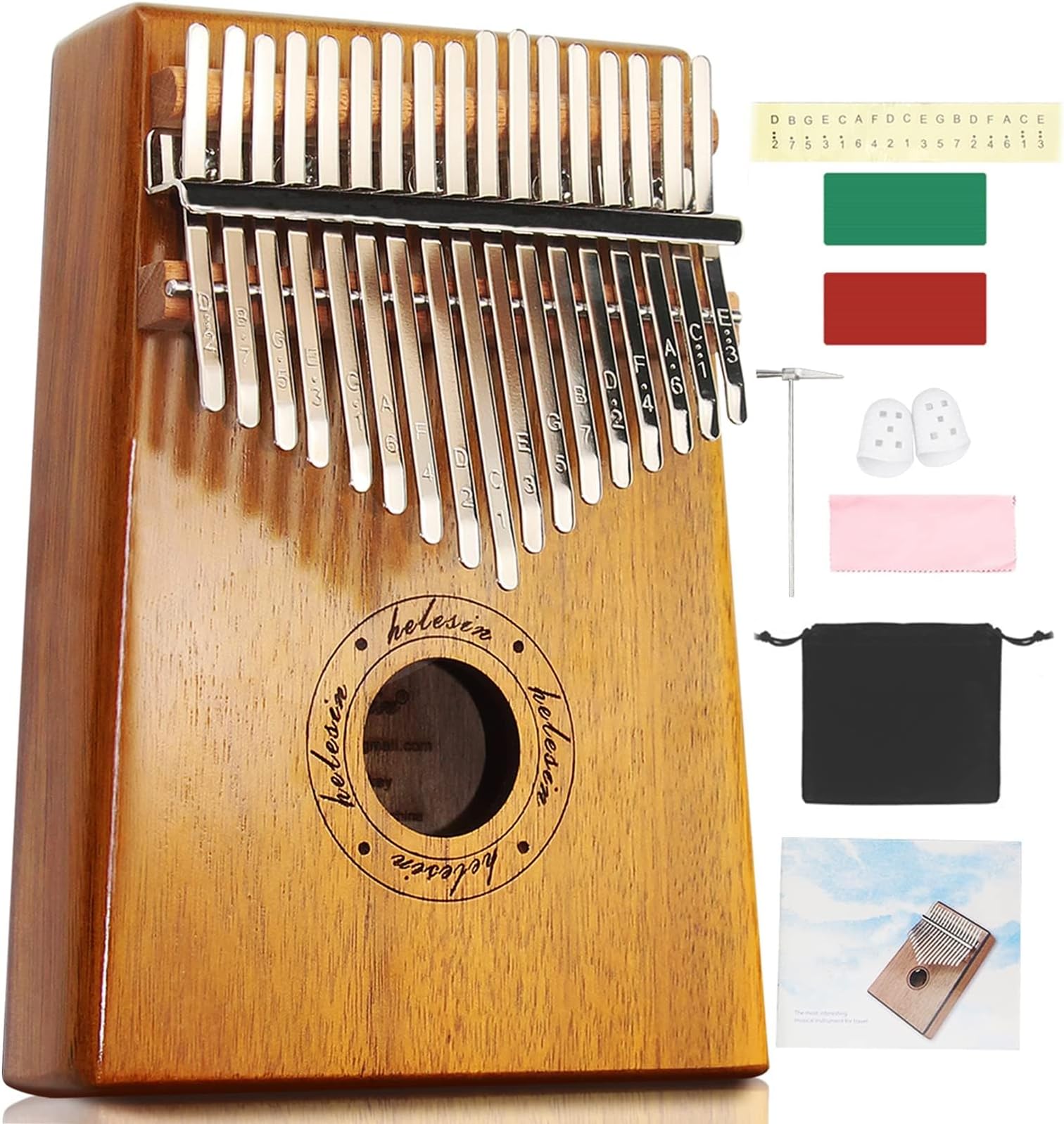 HELESIN Kalimba Thumb Piano 17 Keys, Professional Kalimba, Thumb Piano ...