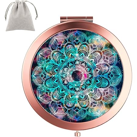 Amazon.com: Pocket Mirror for Women Small Travel Mirror Magnifying Van ...