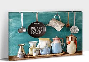 Amazon.com: Kitchen Wall Art - Farmhouse Canvas Wall Art For Decor ...