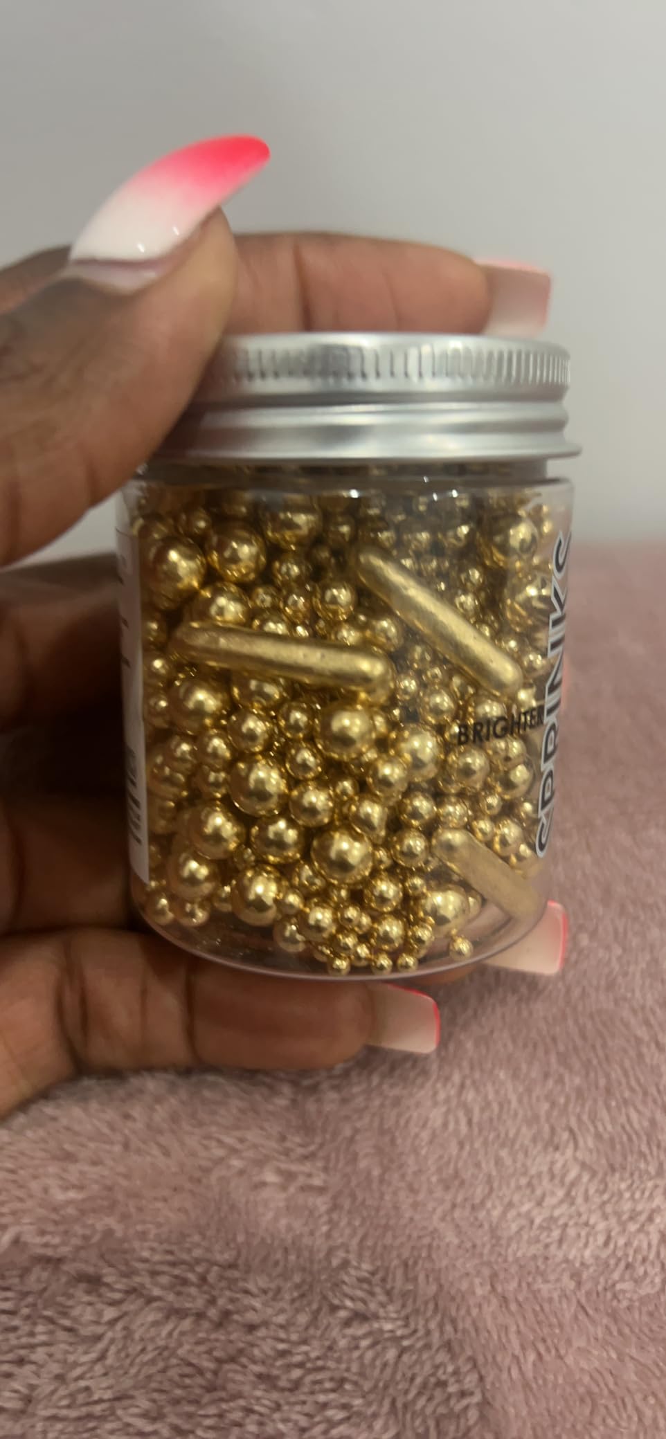 Sprinks Bubble and Bounce Shiny Sprinkles 75 g, Golden : Amazon.com.au ...