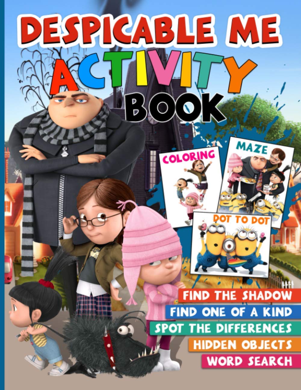 Despicable Me Activity Book Fantastic Word Search Dot To Dot ...