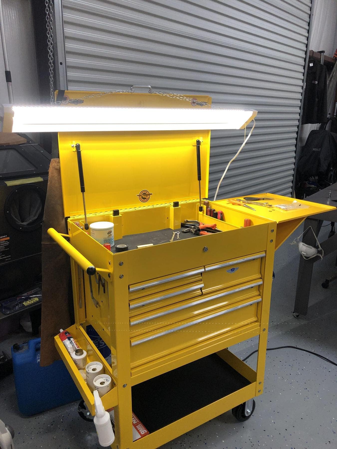 Amazon.com: US General 4 Drawer Tech Tool Cart, 30 in. Storage Cabinet ...