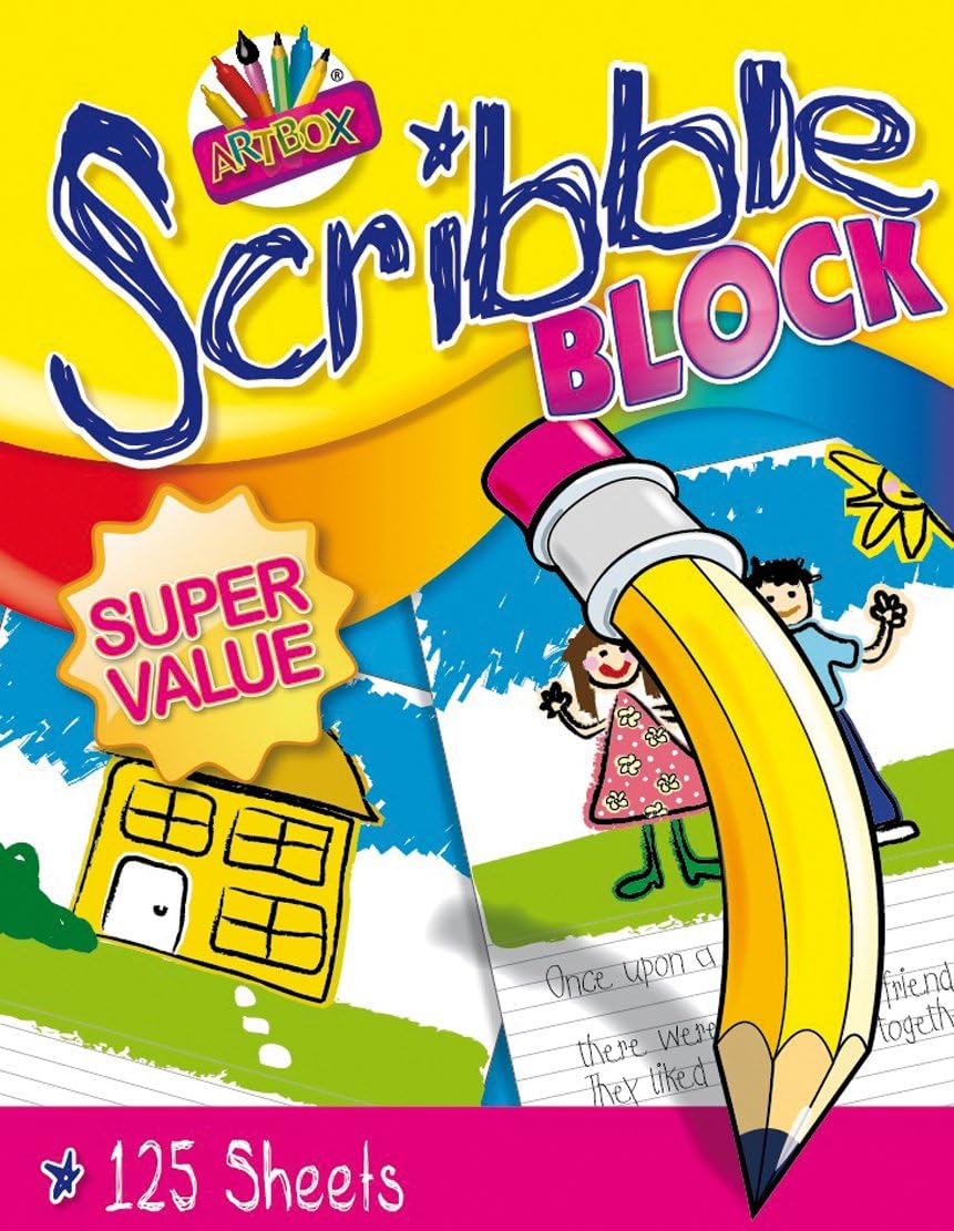 Artbox Scribble Block : Amazon.co.uk: Stationery & Office Supplies