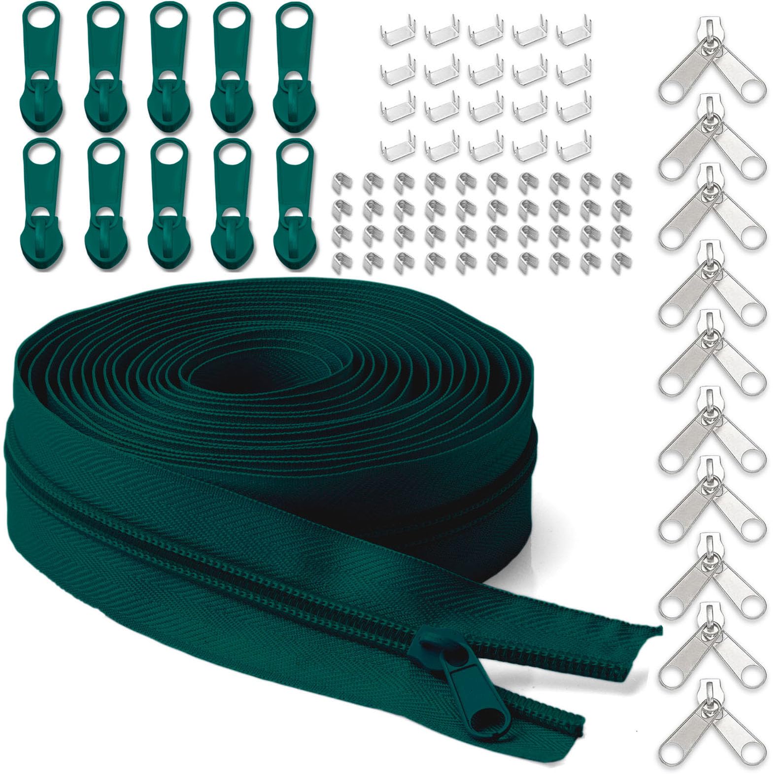 Amazon.com: #5 Nylon Zipper Tape for Sewing: YZSFIRM 10 Yard Zippers by ...