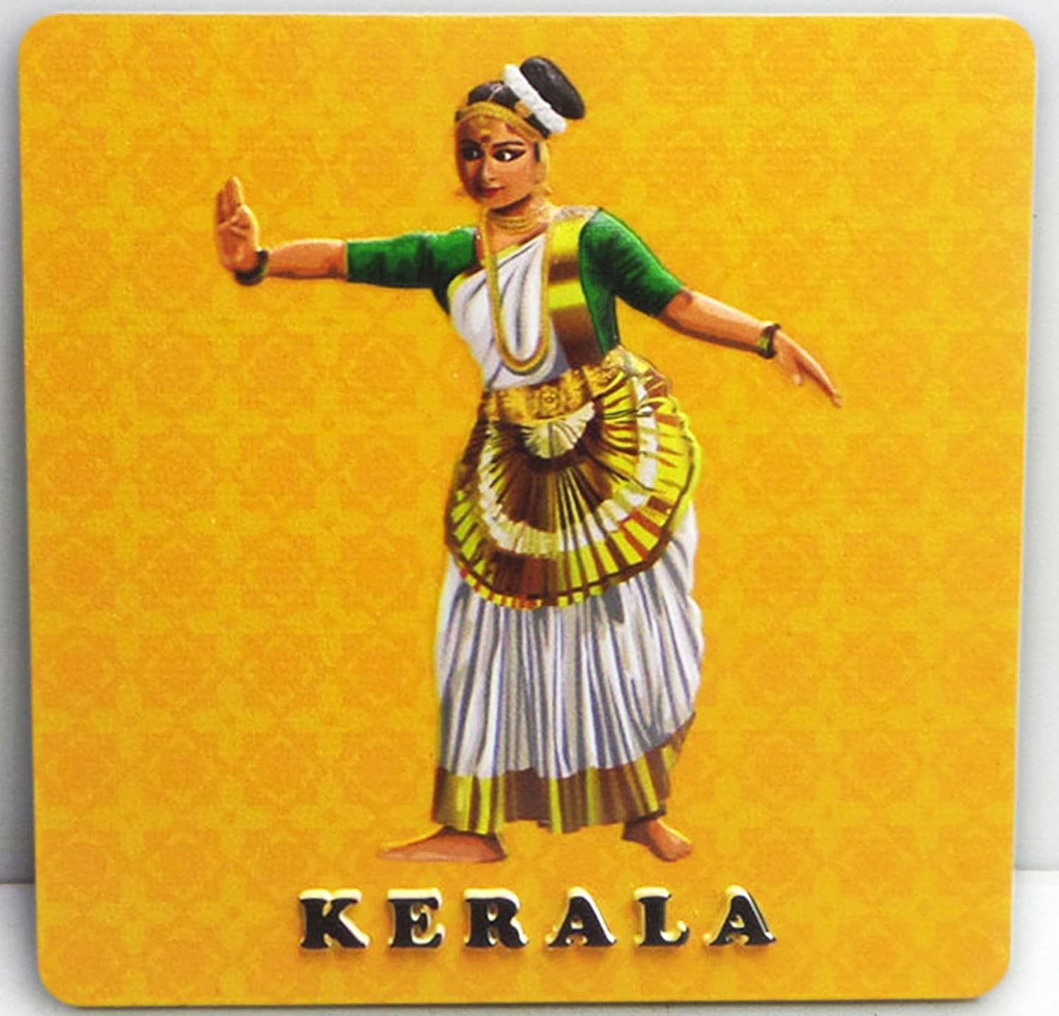 Buy Temple Trees Lady Kathakali Dancer Fridge Magnet - TSC 4168 Online ...