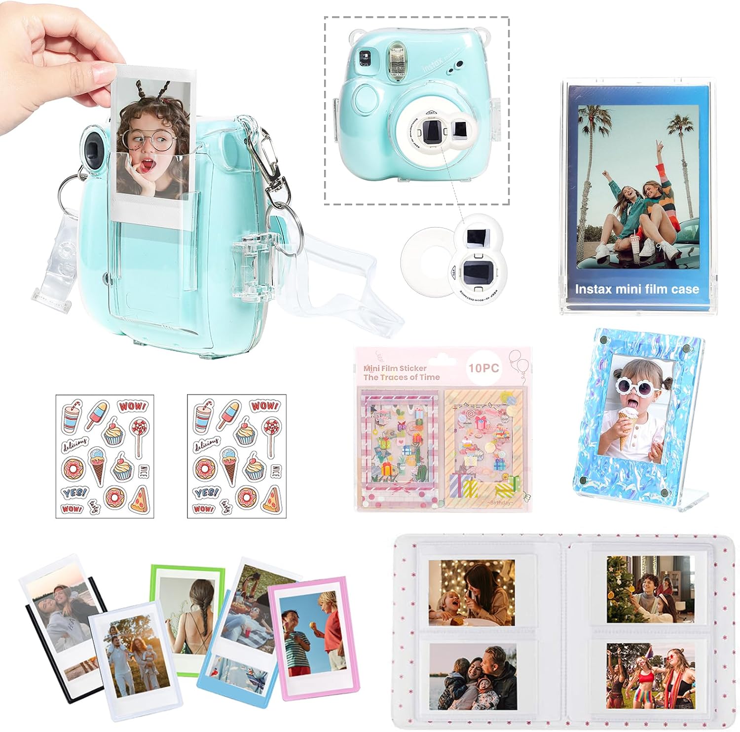Amazon.com : WOGOZAN Accessories For Fujifilm Instax Mini 7+ Plus ...