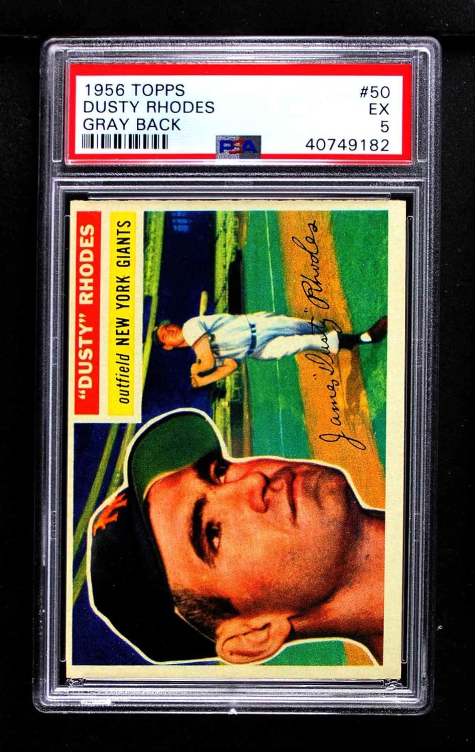 Amazon.com: 1956 Topps # 50 Dusty Rhodes New York Giants (Baseball Card ...