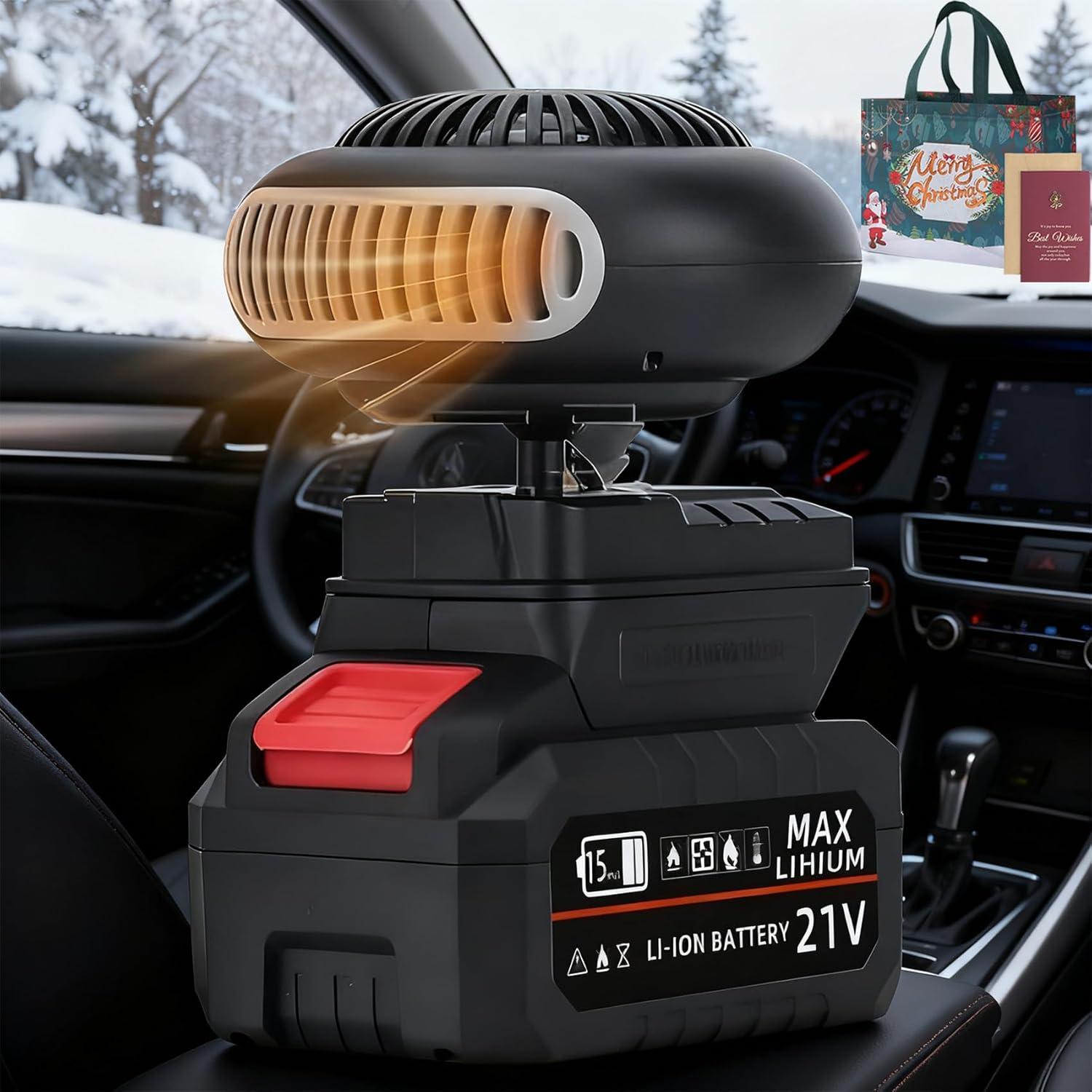 Amazon.com: 2026 New Battery Operated Space Heater, Battery Powered ...