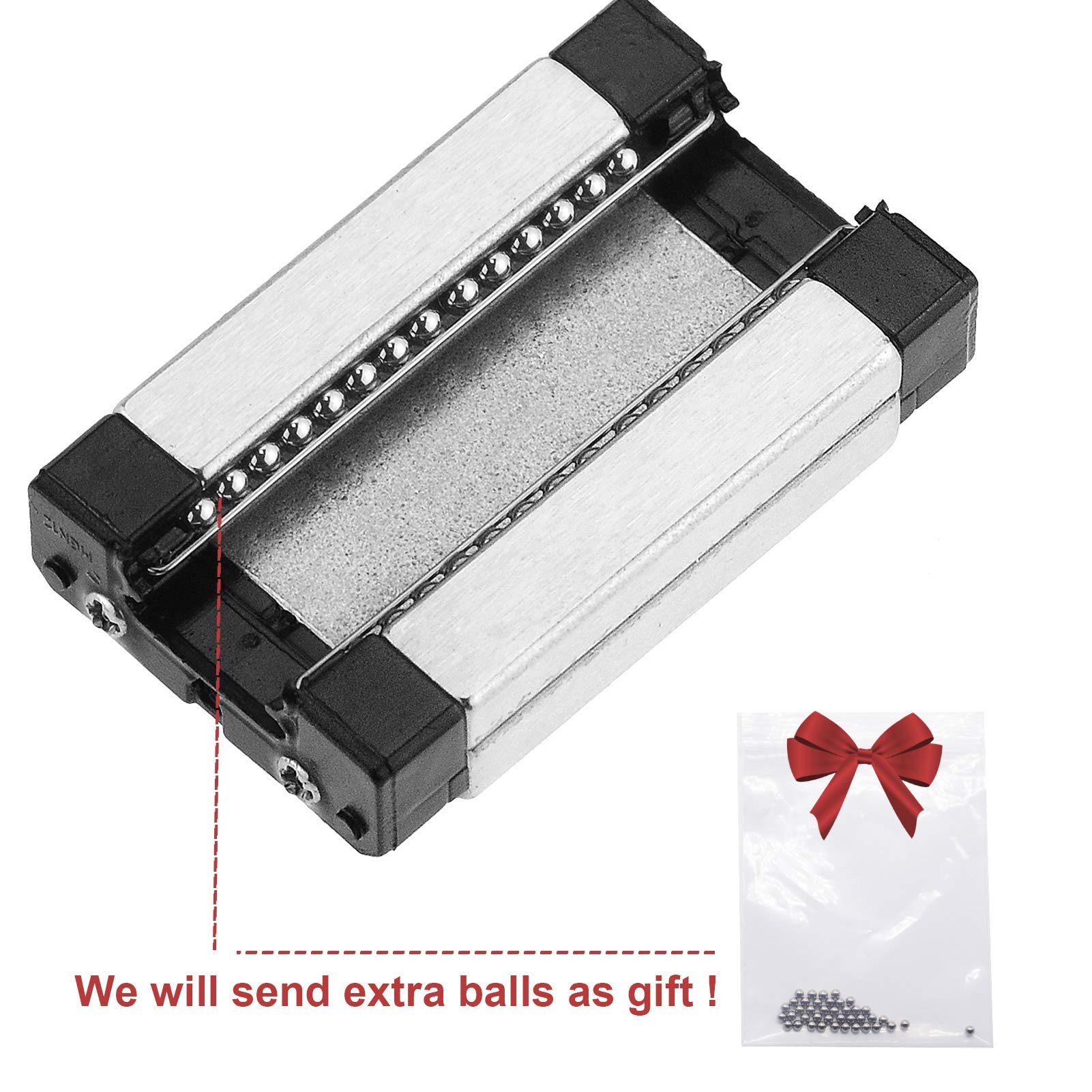 Snapklik.com : MGN12H Carriage Block Black For 12mm MGN12 Linear Motion ...