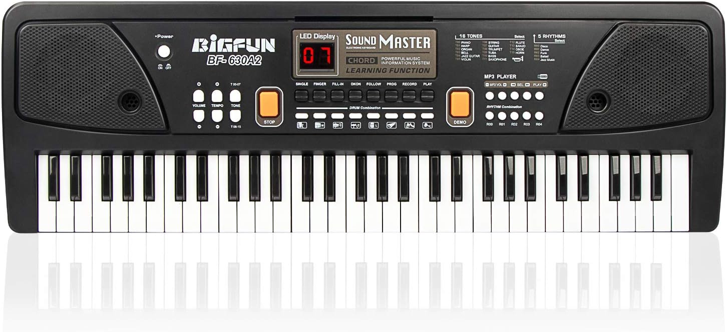 Amazon.com: LeeQee Digital Keyboard Piano for Kids & Beginners, 61 Keys ...