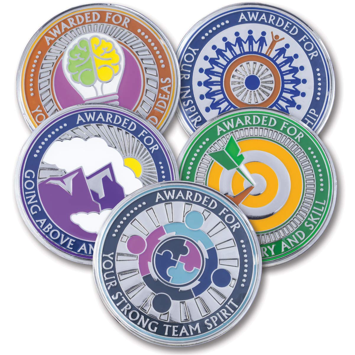 Buy AttaCoin - 5 Pack Variety - Every Design - Employee Appreciation ...