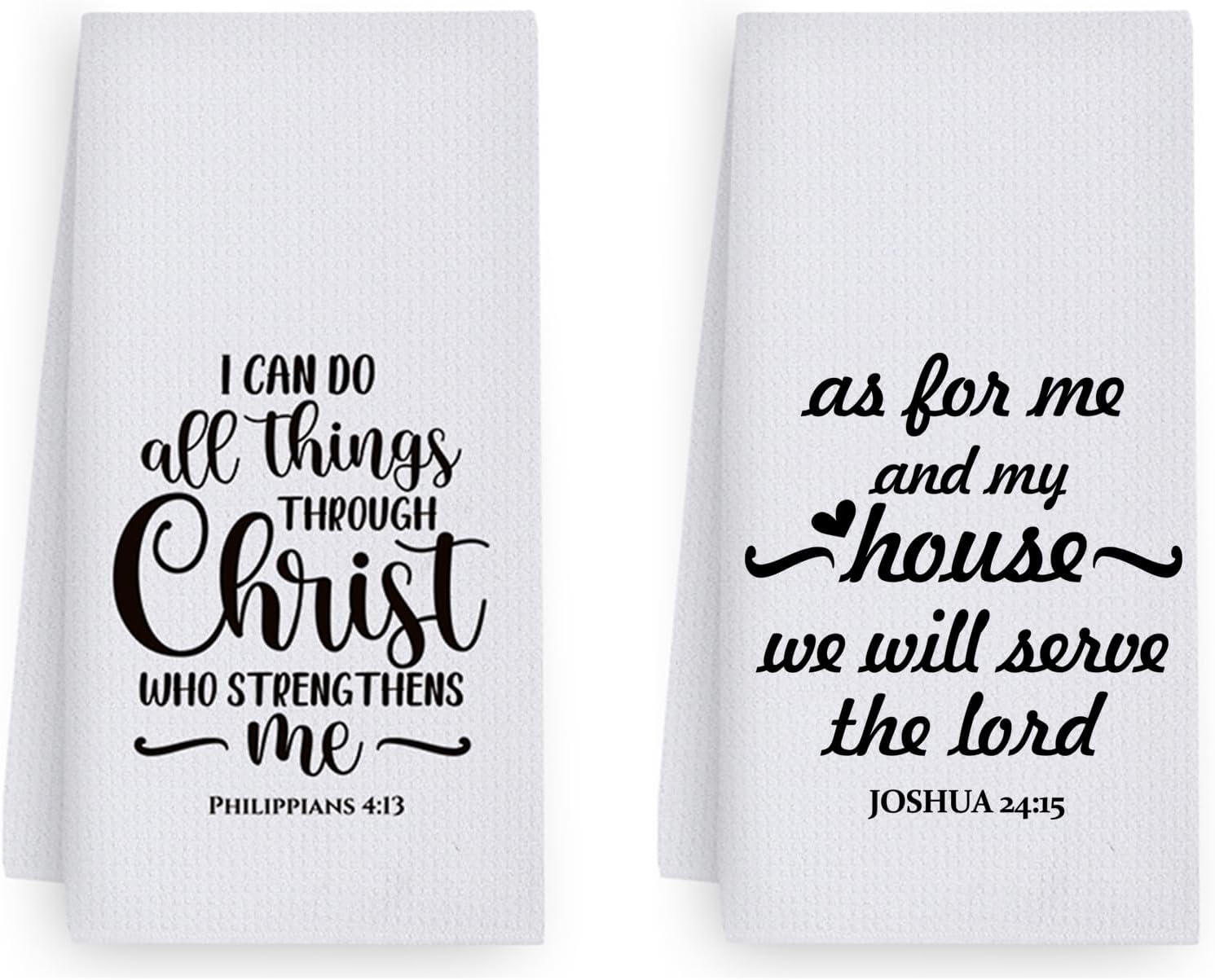 Amazon.com: Oxpaynop Christian Gifts for Women Faith, Kitchen Towels ...