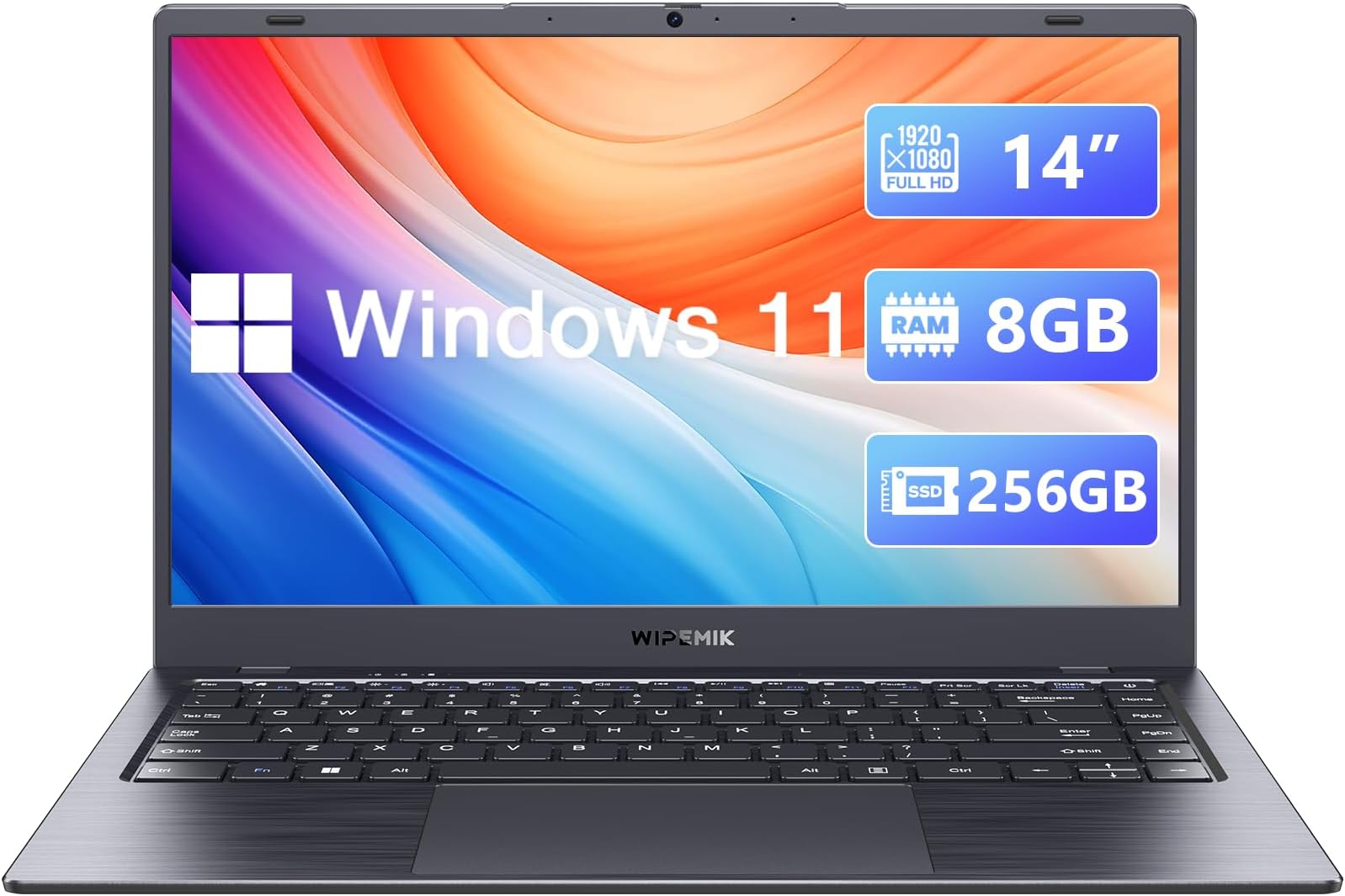 Amazon.com: WIPEMIK Laptop Computer, 8GB RAM, 256GB SSD, N4000 ...