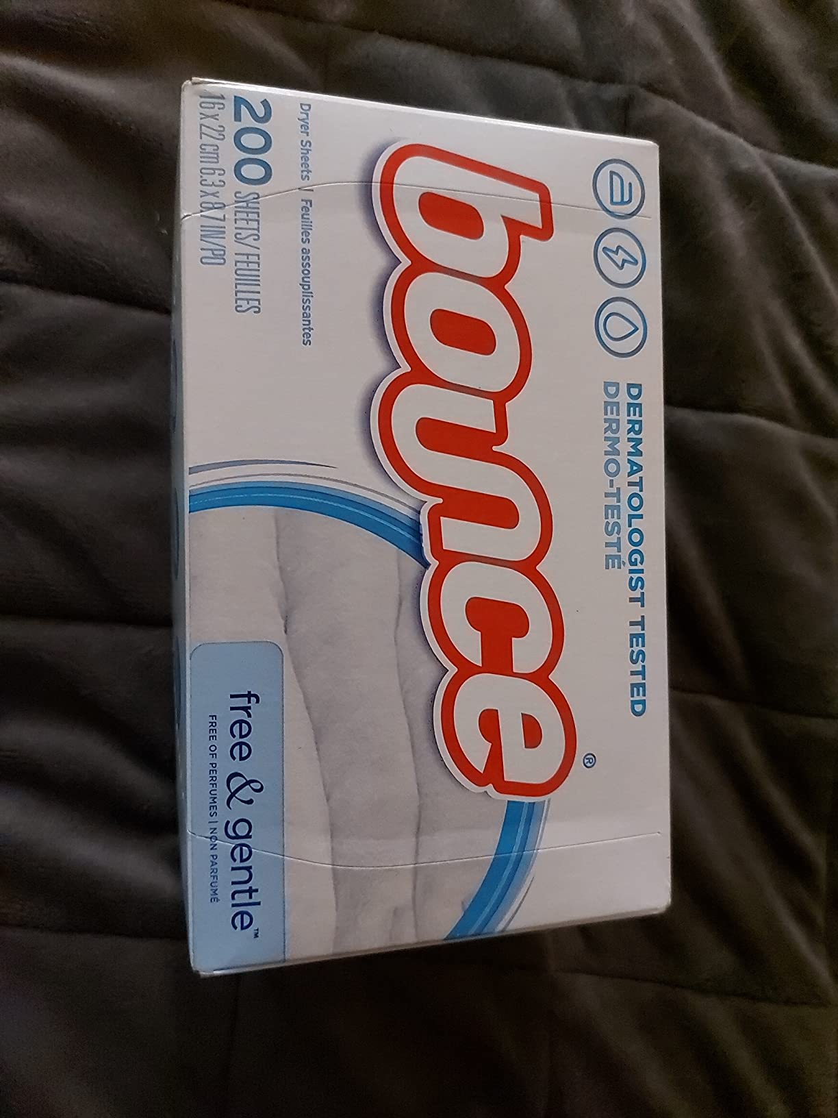 Bounce Dryer Sheets Free & Gentle, Unscented And Hypoallergenic For ...