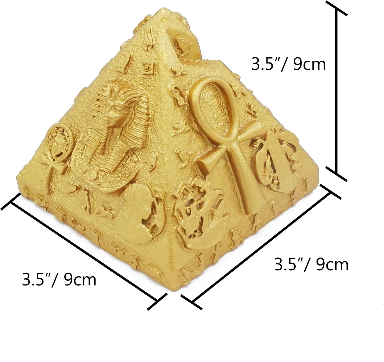 Kocris Casa Aquarium Pyramid Pharaoh Fish Tank Decorations Statues ...