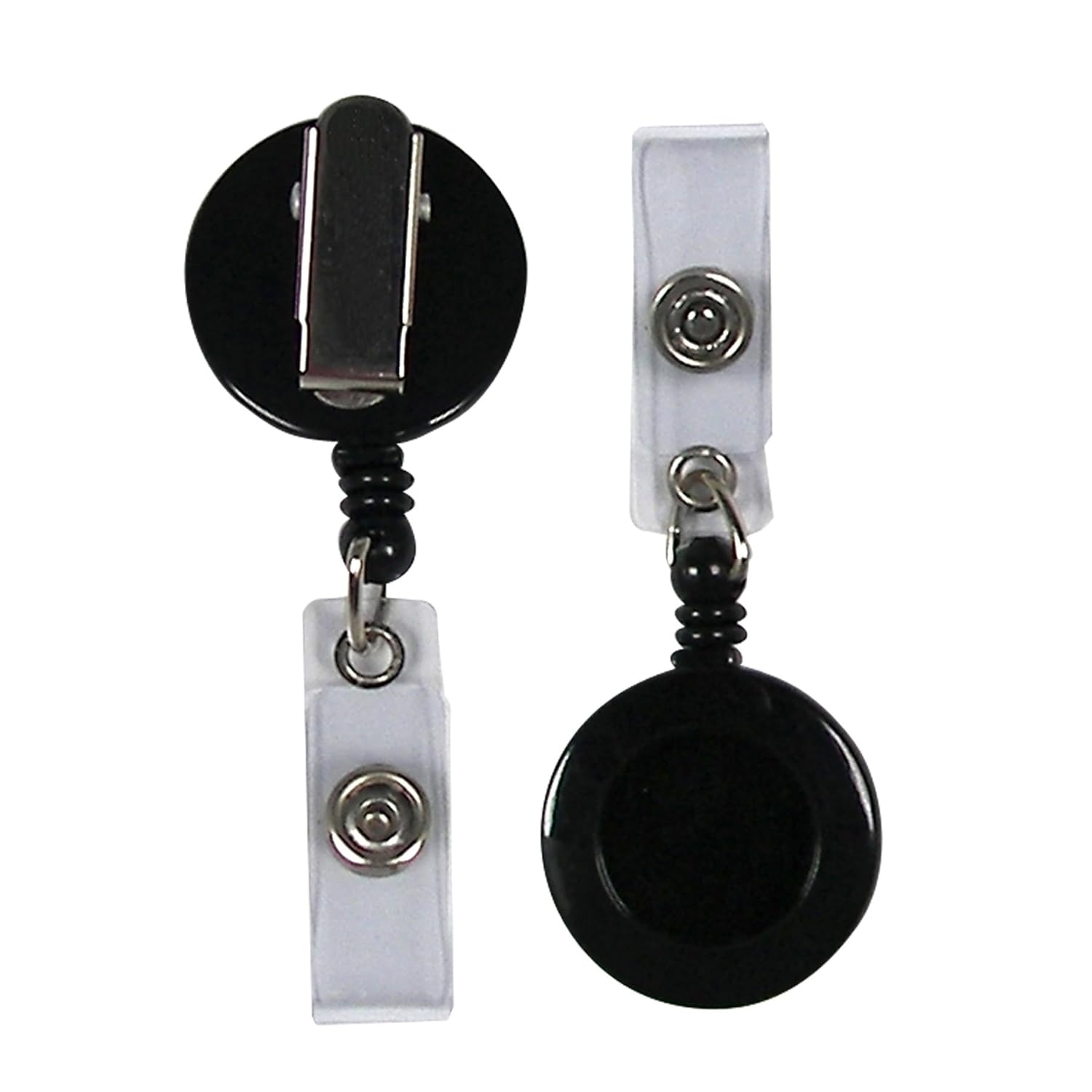 C-Line Retracting ID Card/Badge Reels, Spring Clip with Snap-On ID ...