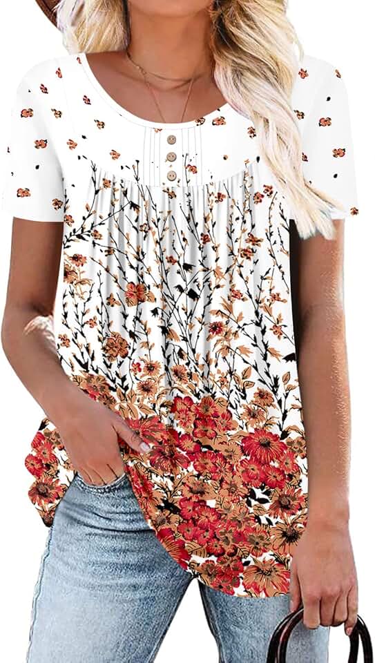 Amazon.com: Women's Tunics - Women's Tunics / Women's Tops, Tees ...