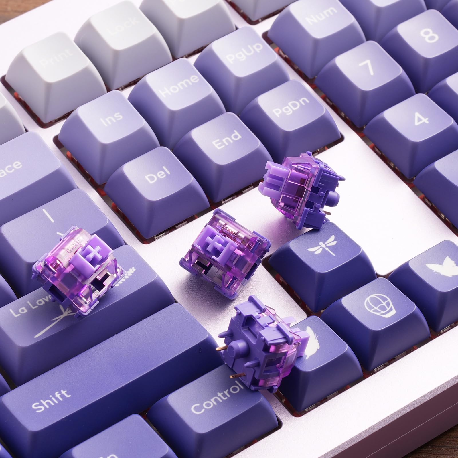 Snapklik.com : Akko V3 Lavender Purple Pro Keyboard Switch