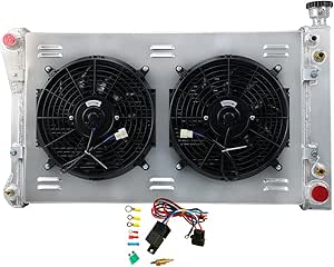 Amazon.com: ALLOYWORKS 3 Row Radiator + Shroud Fan + Relay For 1988-1997 Chevy GMC C1500 C2500 ...