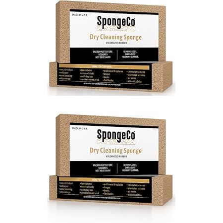 Amazon.com: SpongeCo - Dry Cleaning Soot Eraser Sponge - Pet Hair ...