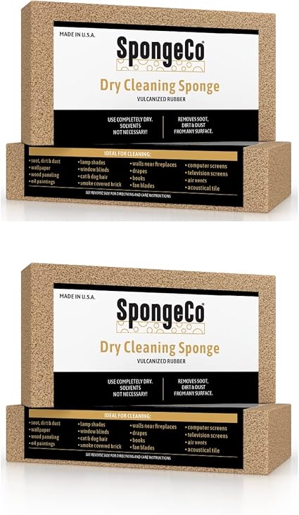 Amazon.com: SpongeCo - Dry Cleaning Soot Eraser Sponge - Pet Hair ...