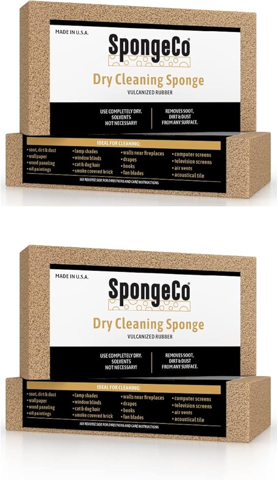 Amazon.com: SpongeCo - Dry Cleaning Soot Eraser Sponge - Pet Hair ...
