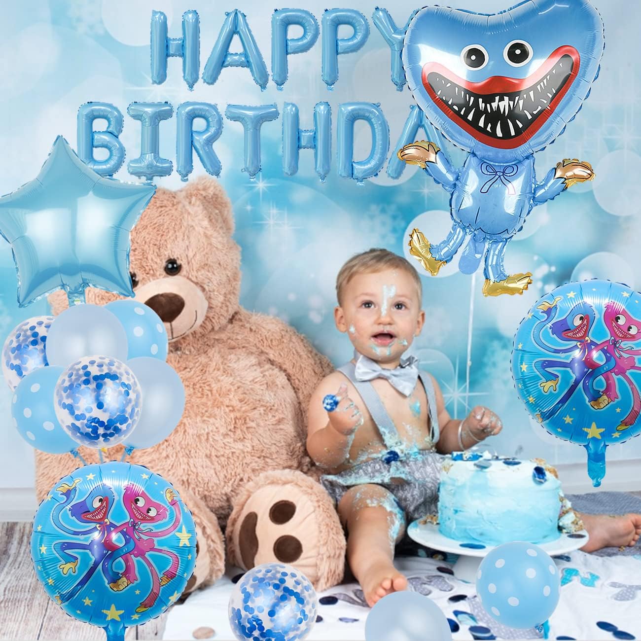 Poppy Playtime Balloon Set – Tomicy 18Pieces Poppy Playtime Birthday ...