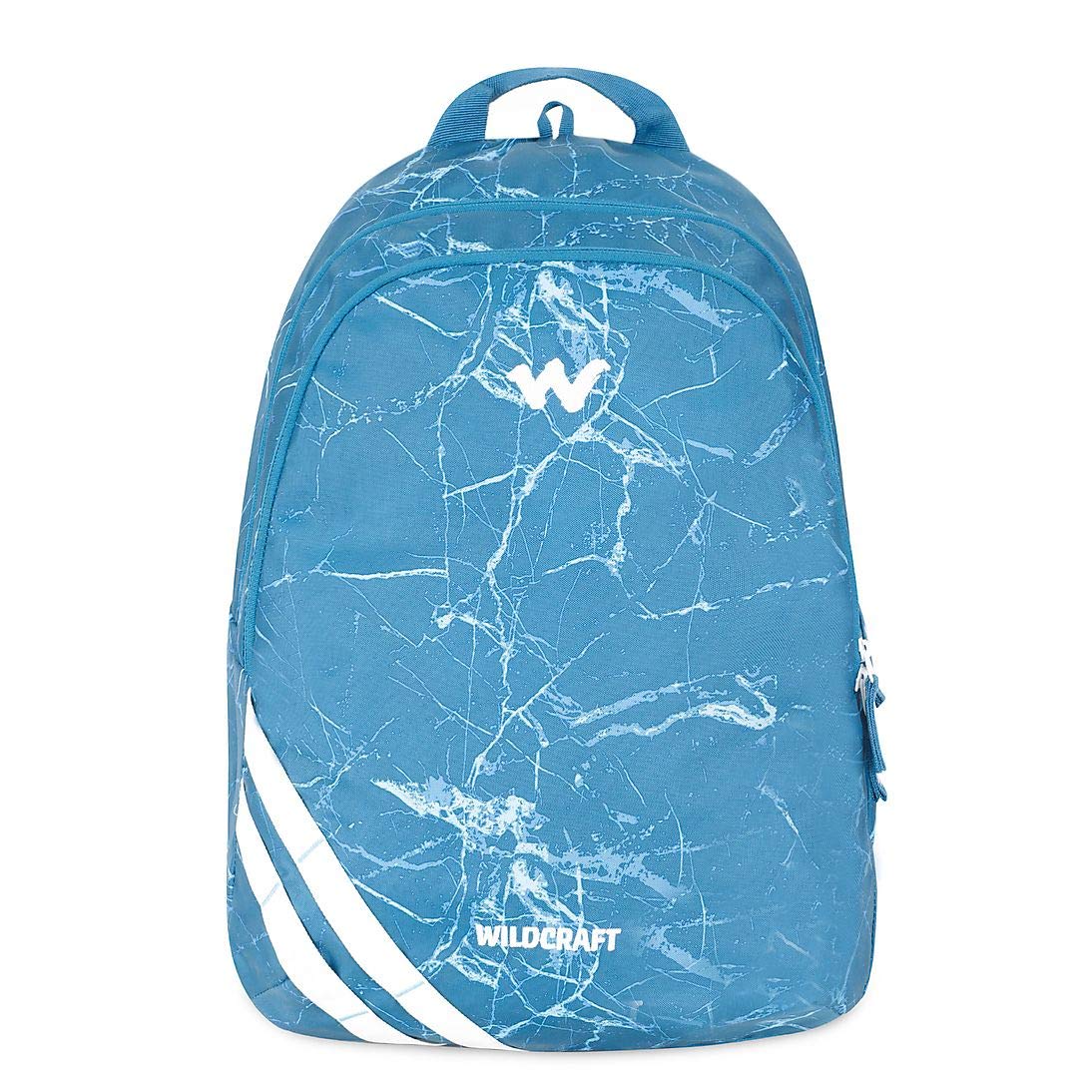 Wildcraft Polyester Wc 1 Cracks Standard 3 Compartment Backpack Blue ...