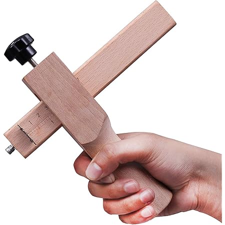Wooden Hand Leather Strip Strap Adjustable Cutting Tool DIY Craft Tools ...