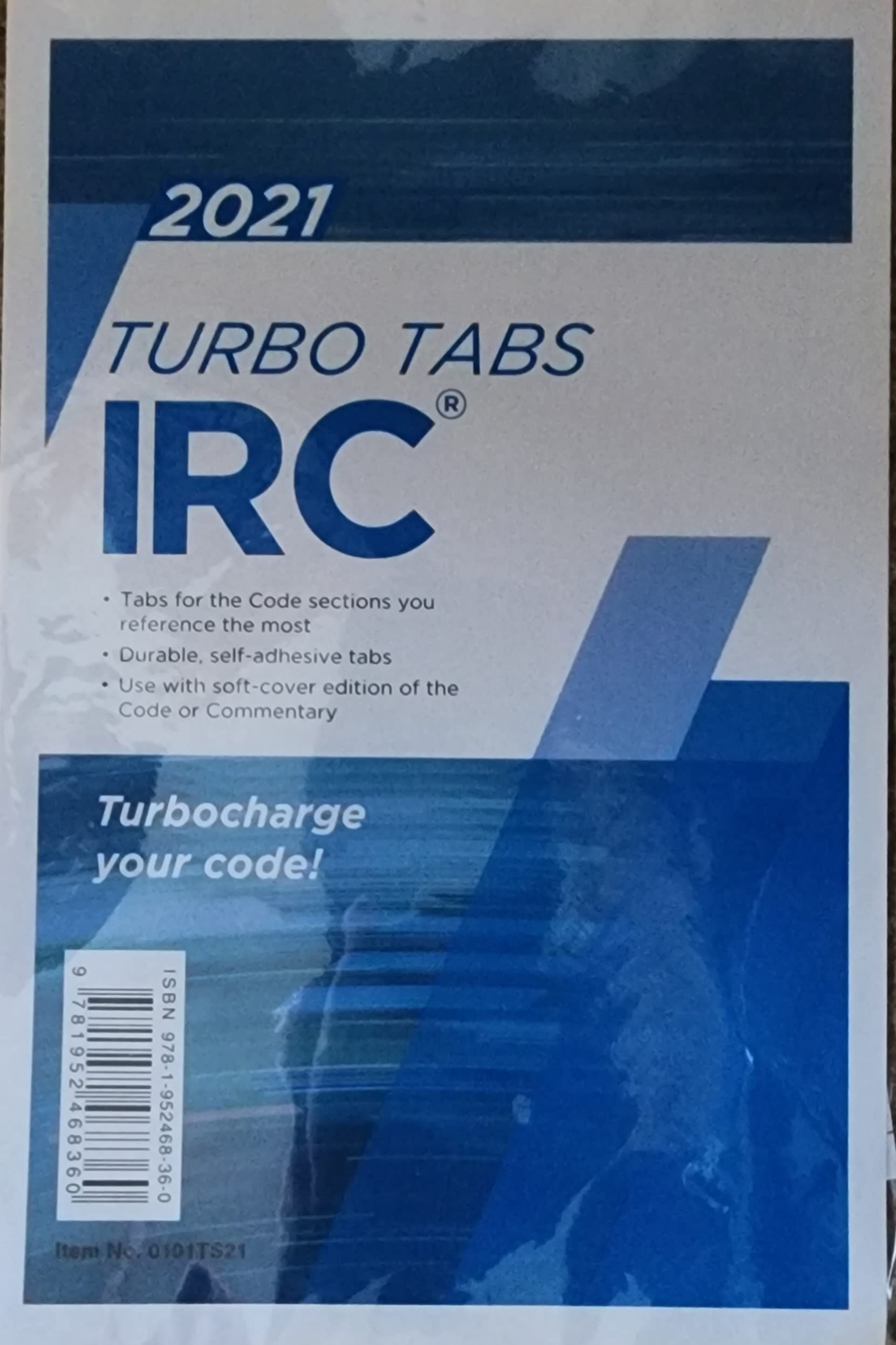 2021 International Residential Code Turbo Tabs (for soft cover), ISBN ...