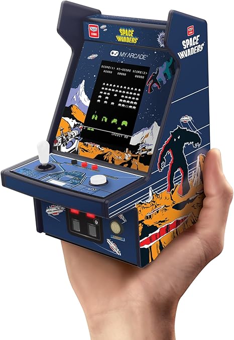 Amazon.com: My Arcade Space Invaders Micro Player Pro: 6.75" Mini ...