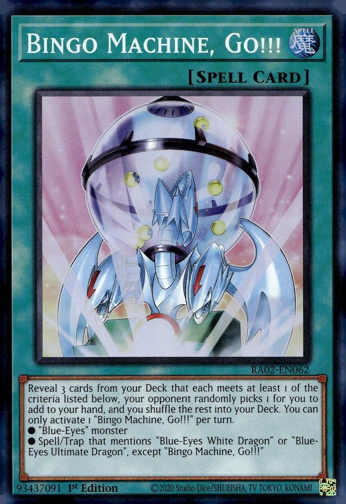 Amazon.com: YU-GI-OH! Bingo Machine, Go!!! - RA02-EN062 - Super Rare ...