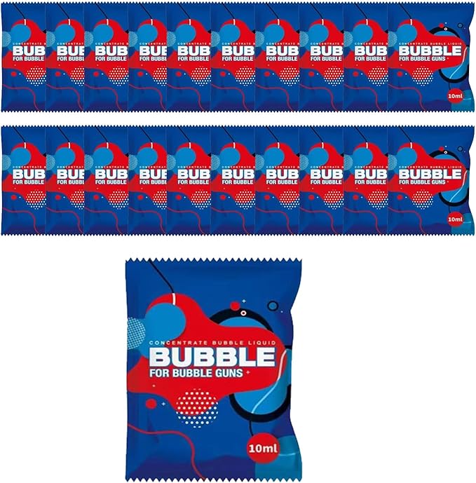 Amazon.com: Concentrated Bubble Liquid Refill Pack 20 Packs 1.2L(41 OZ ...