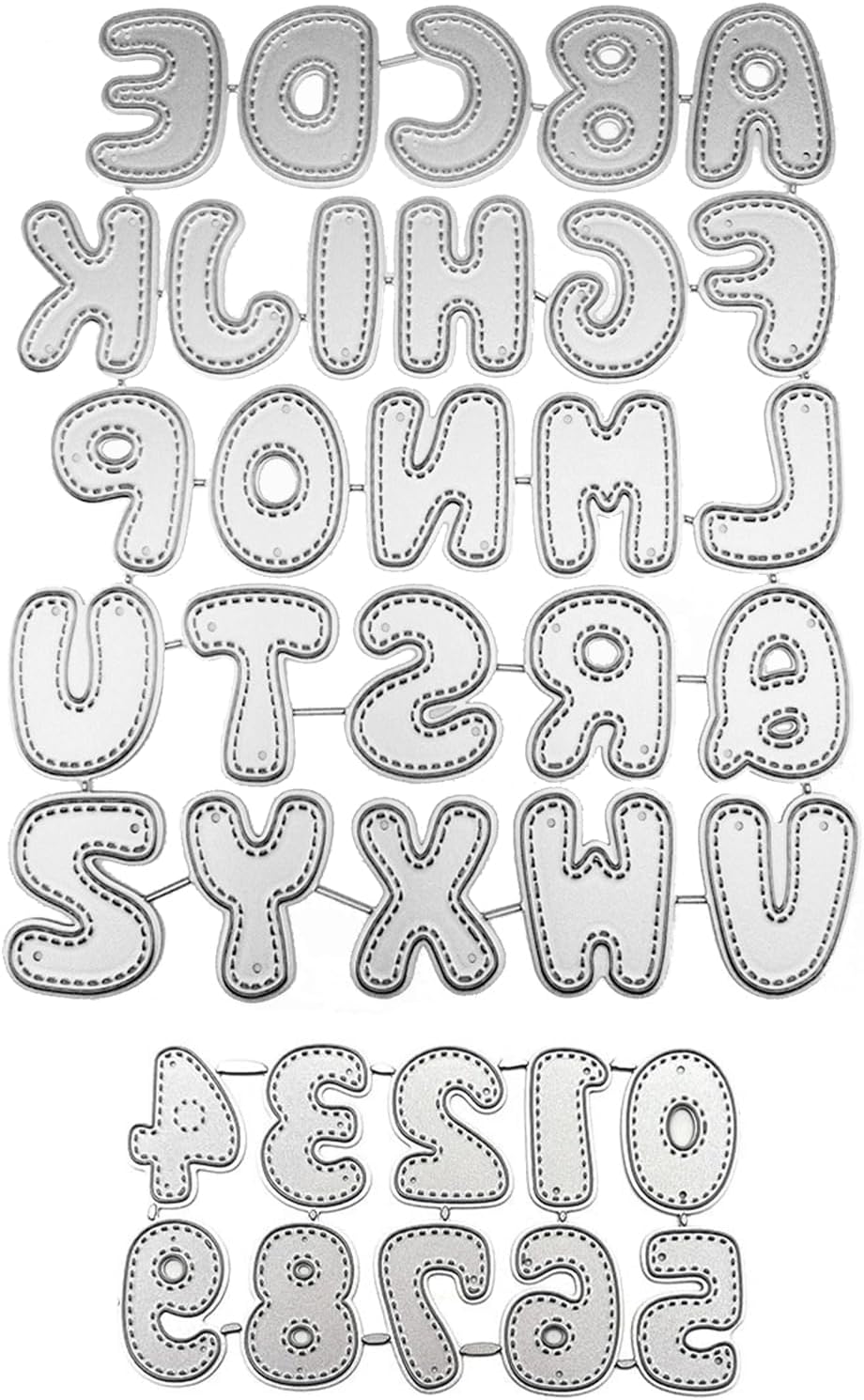 Amazon.com : DDeehs Christmas Numbers Letter Metal Die Cuts, Spring ...