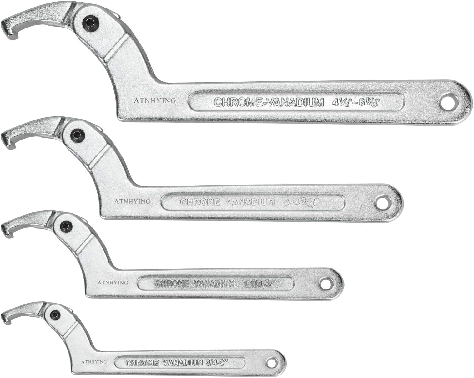 Amazon.com: OTC (7309) Heavy-Duty Adjustable Hook Spanner Wrench ...