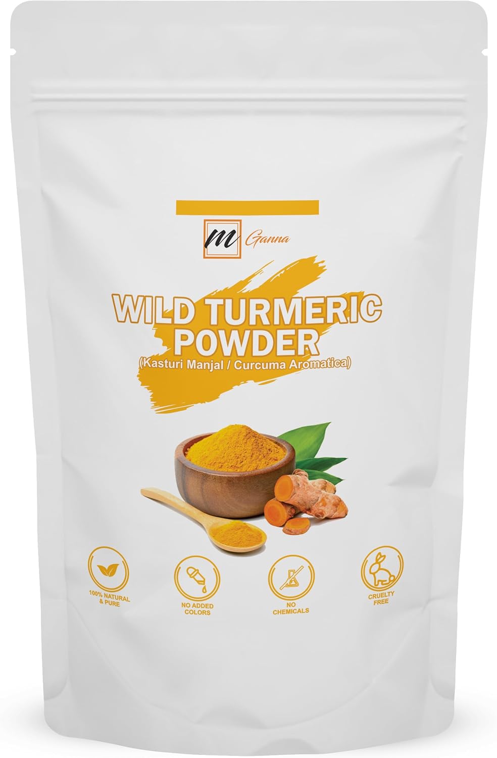 Amazon.com: mGanna 100% Natural Pure Wild Turmeric/Curcuma Aromatica ...
