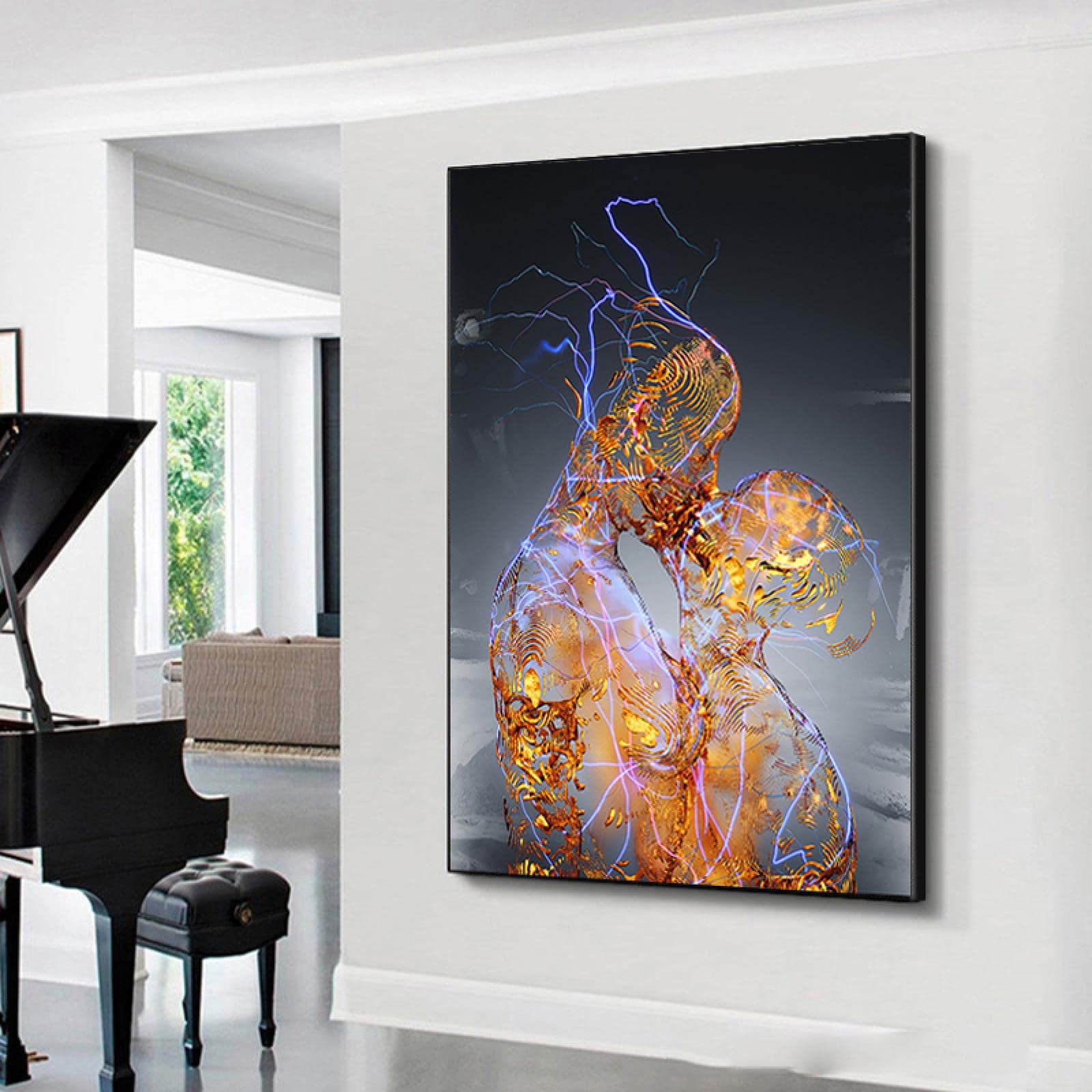 Lovers Embrace Painting