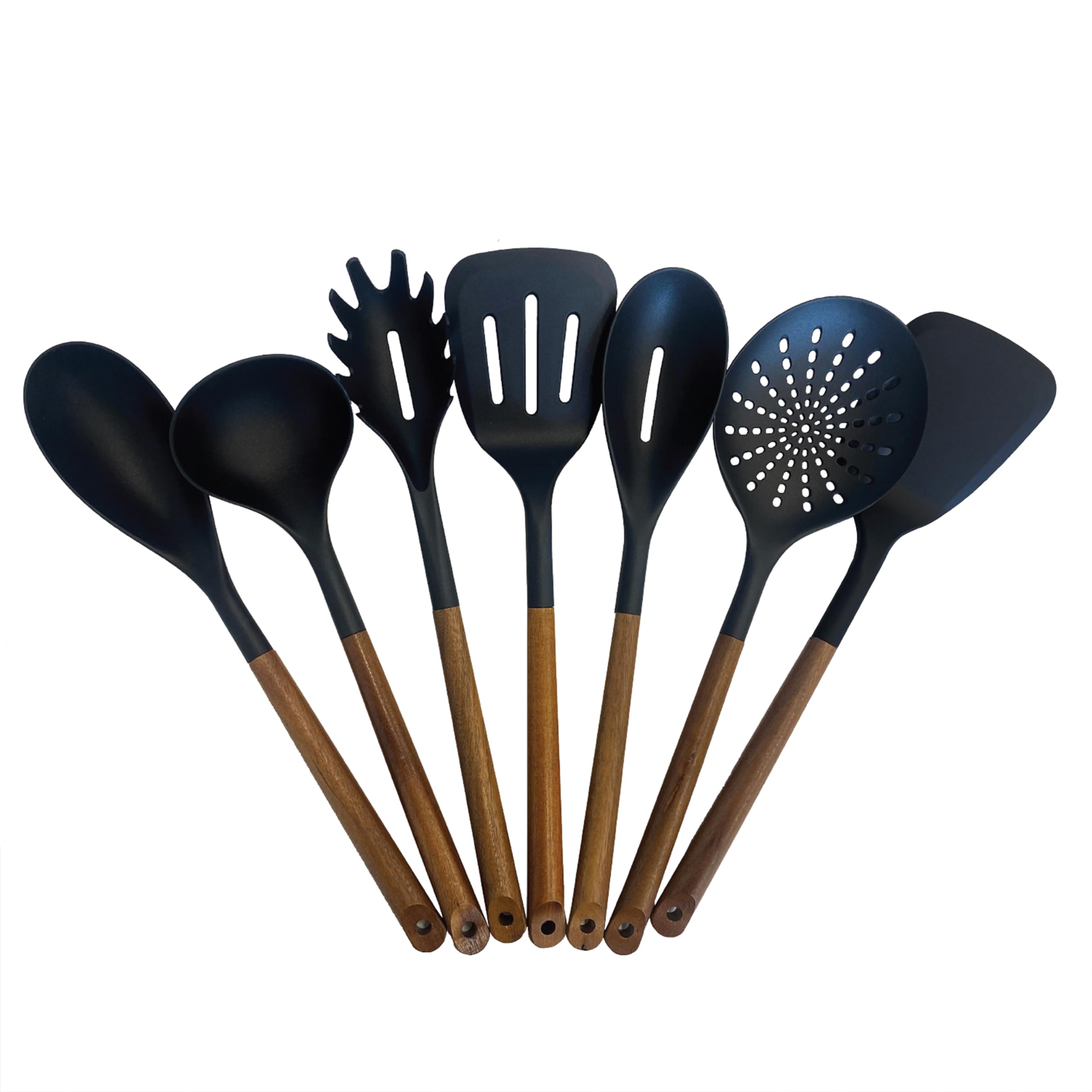 Amazon.com: JS Gourmet 7 Pcs Kitchen Utensils Set, Heat Resistant, Non ...