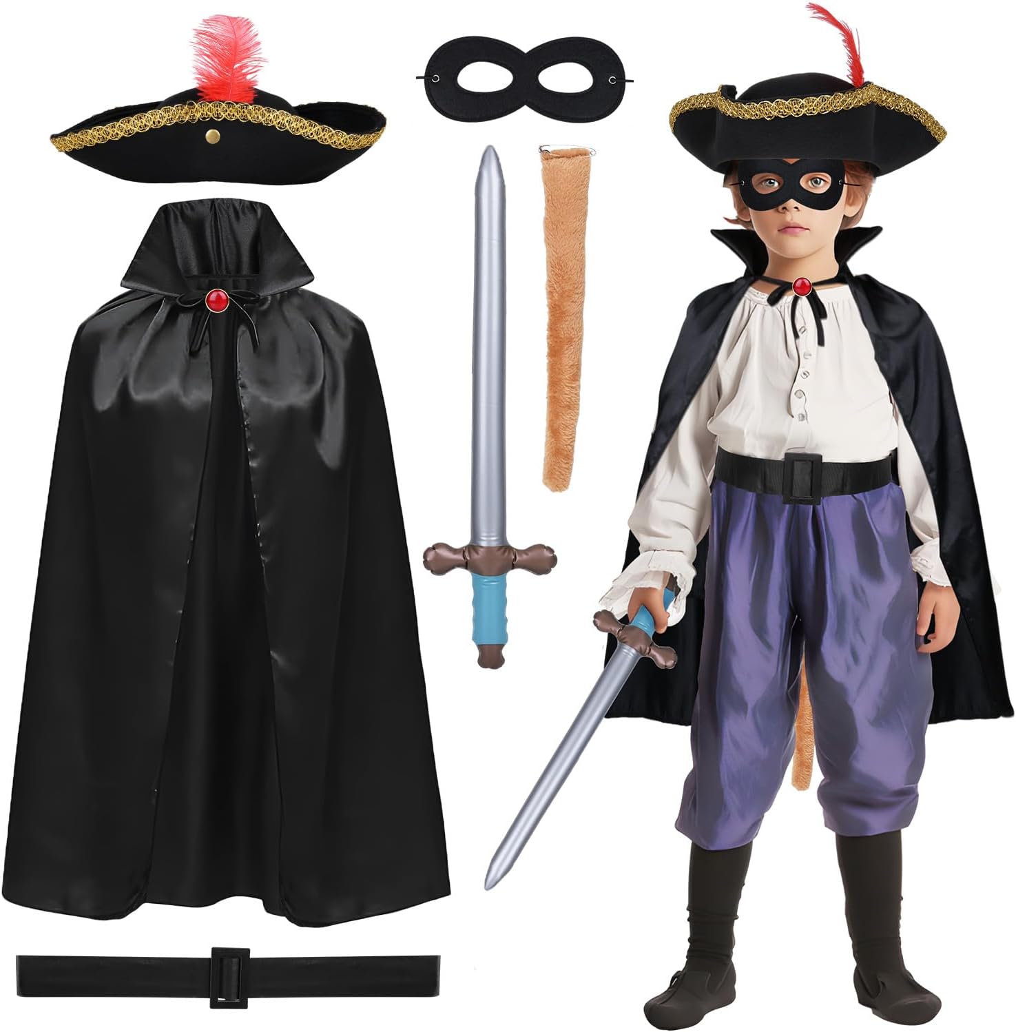 iZoeL The Highway Rat Costume for Boys Girls Rat Costume World Book Day ...