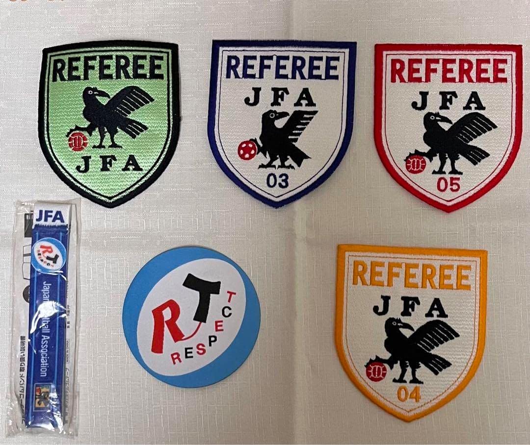 Amazon.co.jp: JFAレフリー ワッペン4枚 、respectワッペン JFAゴムバンド : おもちゃ