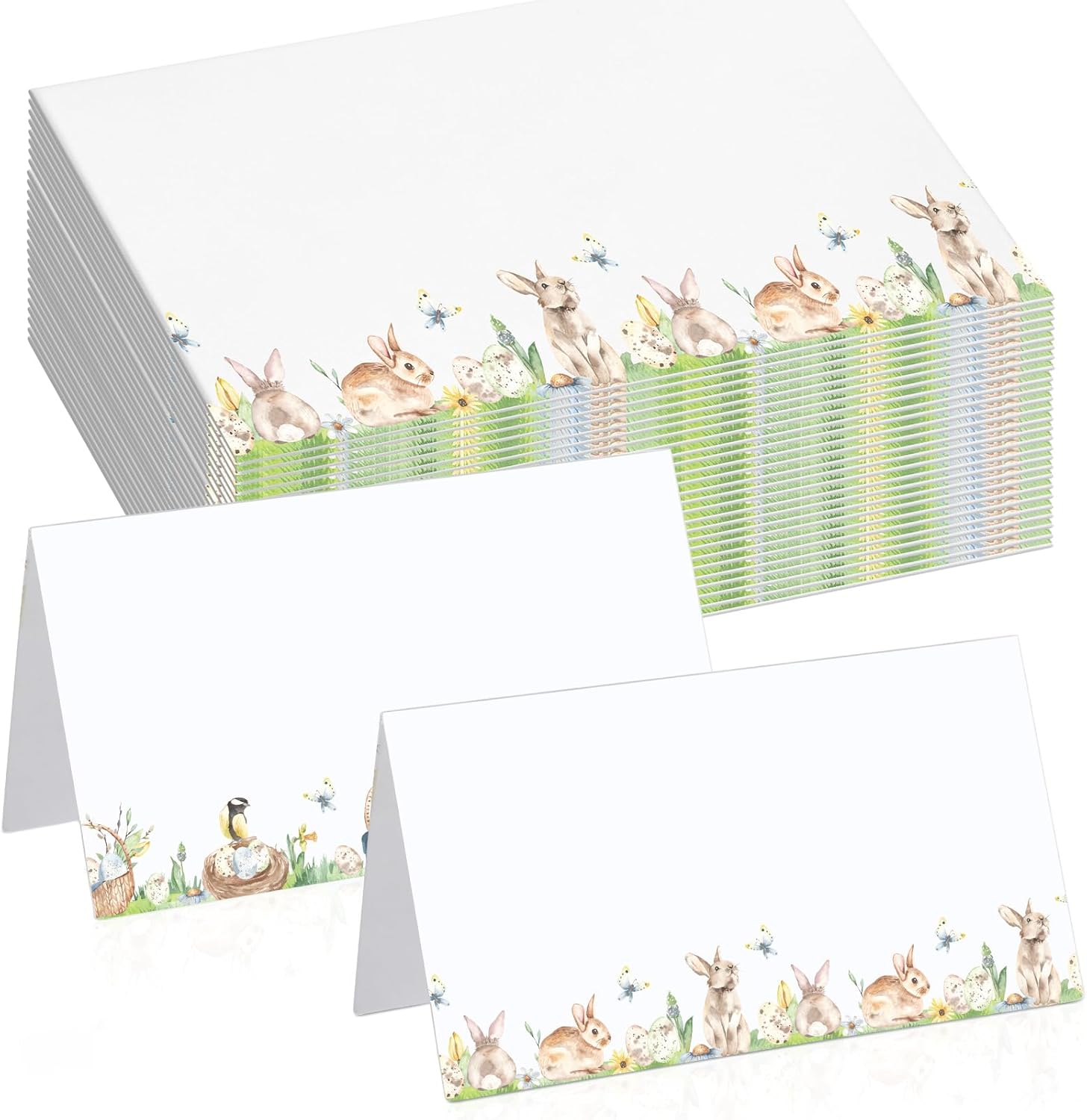 Amazon.com: Fullhawl 100 Sheet Easter Place Cards Name Cards for Table ...