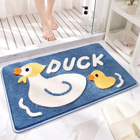 Amazon.com: Eonxius Novelty Microfiber Bath Mat Area Rugs for Bathroom ...