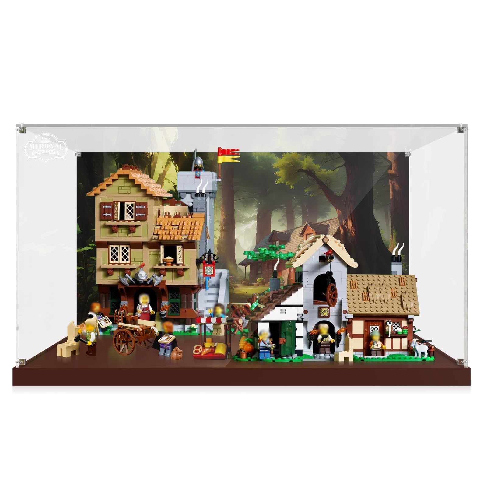 Amazon.com: NAOCARD Acrylic Display Case for Lego Medieval Town Square ...