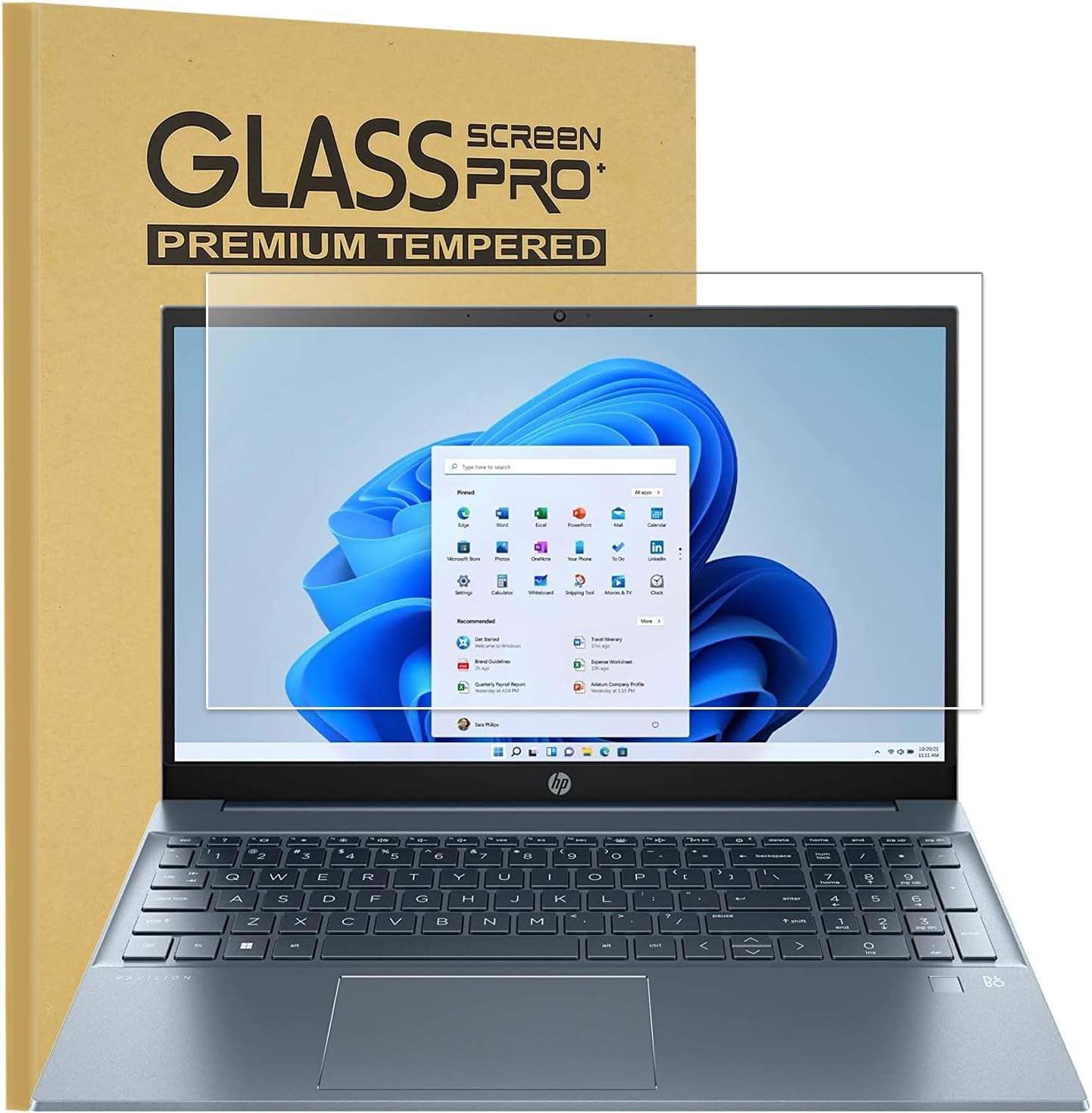 Amazon.com: KEANBOLL HP Laptop 15.6" Tempered Glass Screen Protector ...