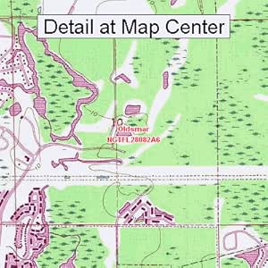 Amazon.com : USGS Topographic Quadrangle Map - Oldsmar, Florida (Folded ...