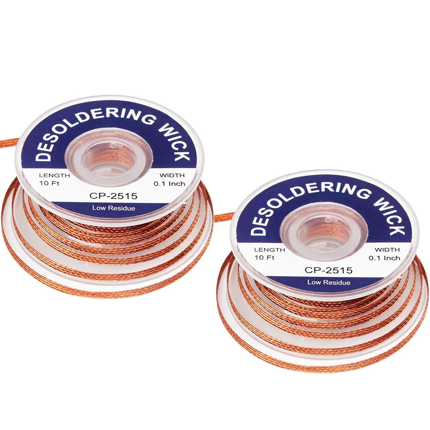 Lesnow Solder Wicks，No-Clean Solder Wick，10ft Length 2 Pieces ...