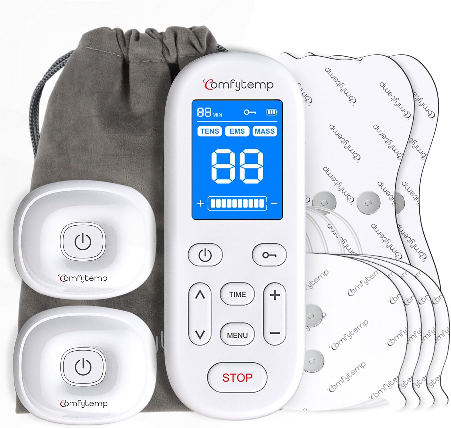 Amazon.com: Wireless Tens Unit for Pain Relief - Muscle Therapy, EMS ...