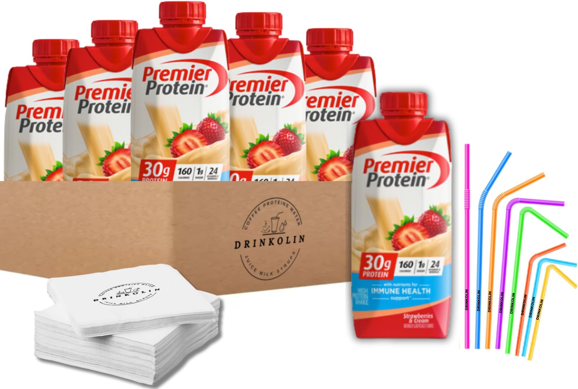 Amazon.com: Pure Protein Strawberry and Vanilla Protein Shakes, 30g ...