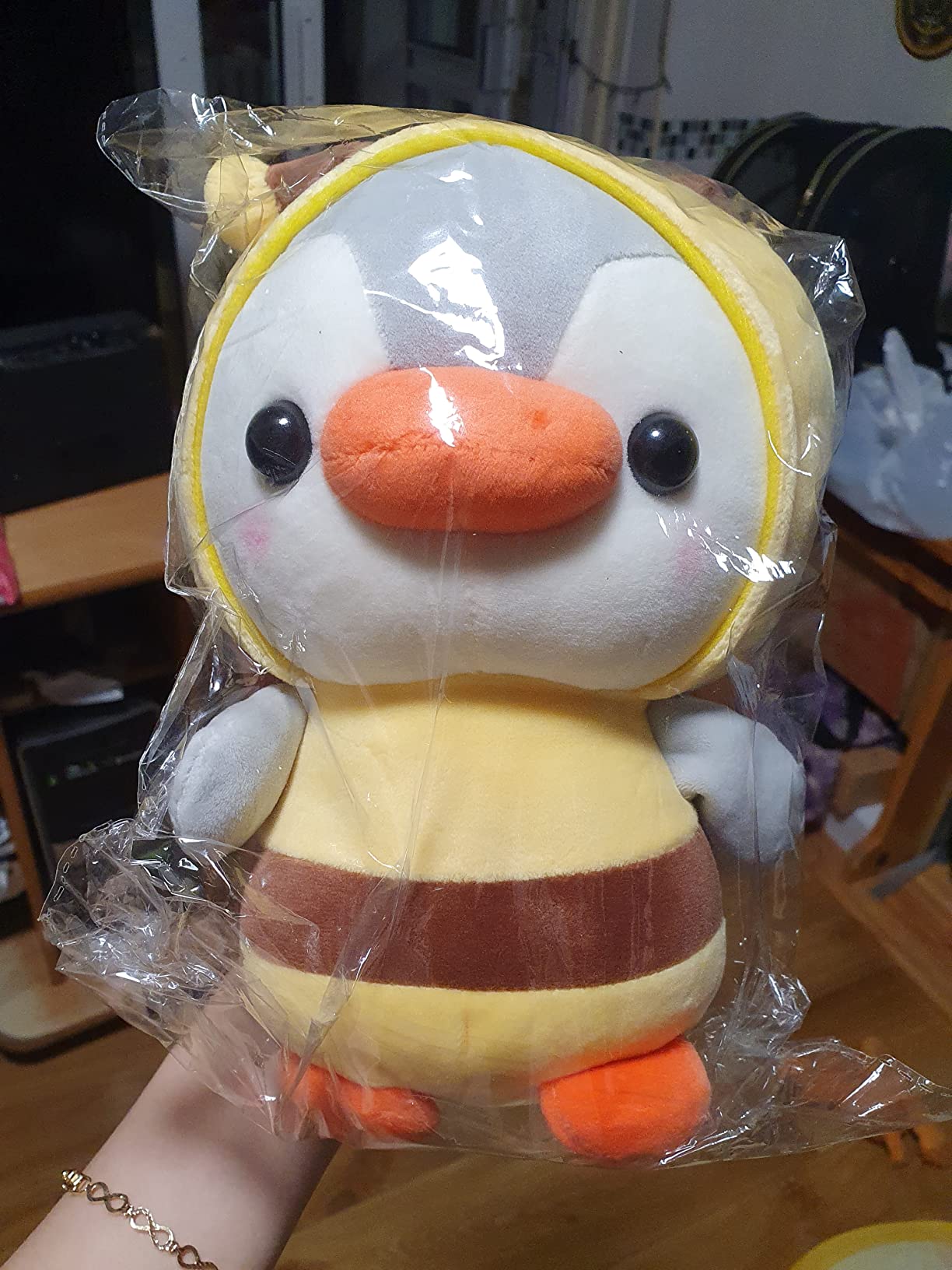 Tomicy Bumble Bee Soft Toy Plush Bee Plushie Penguin Stuffed Toy Soft ...